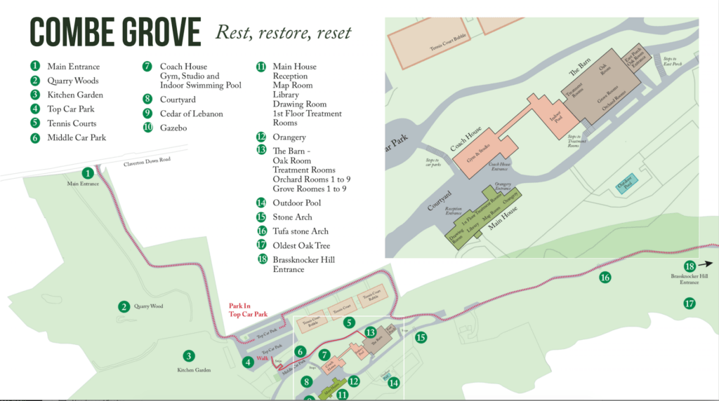 Estate Map - Combe Grove